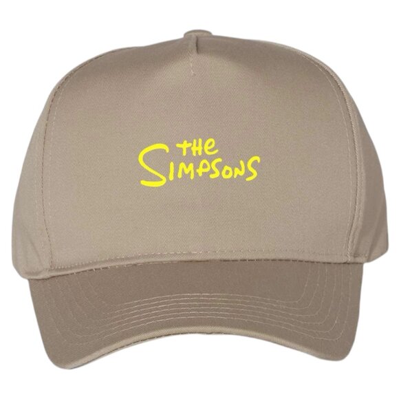 Accessories | Mens The Simpson Logo Baseball Cap Hat Khaki | Poshmark